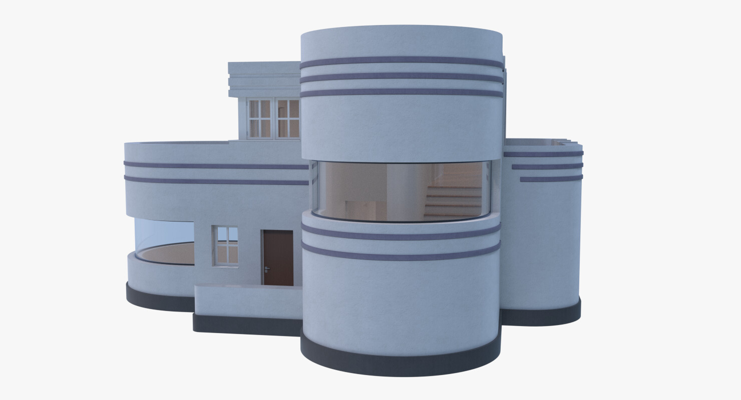 Jonas Melander - Streamline Moderne House 01