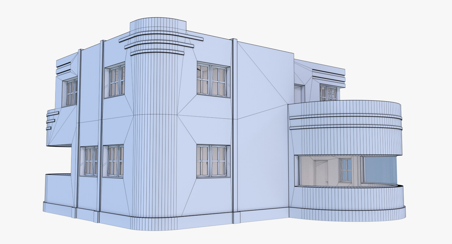 Jonas Melander - Streamline Moderne House 01