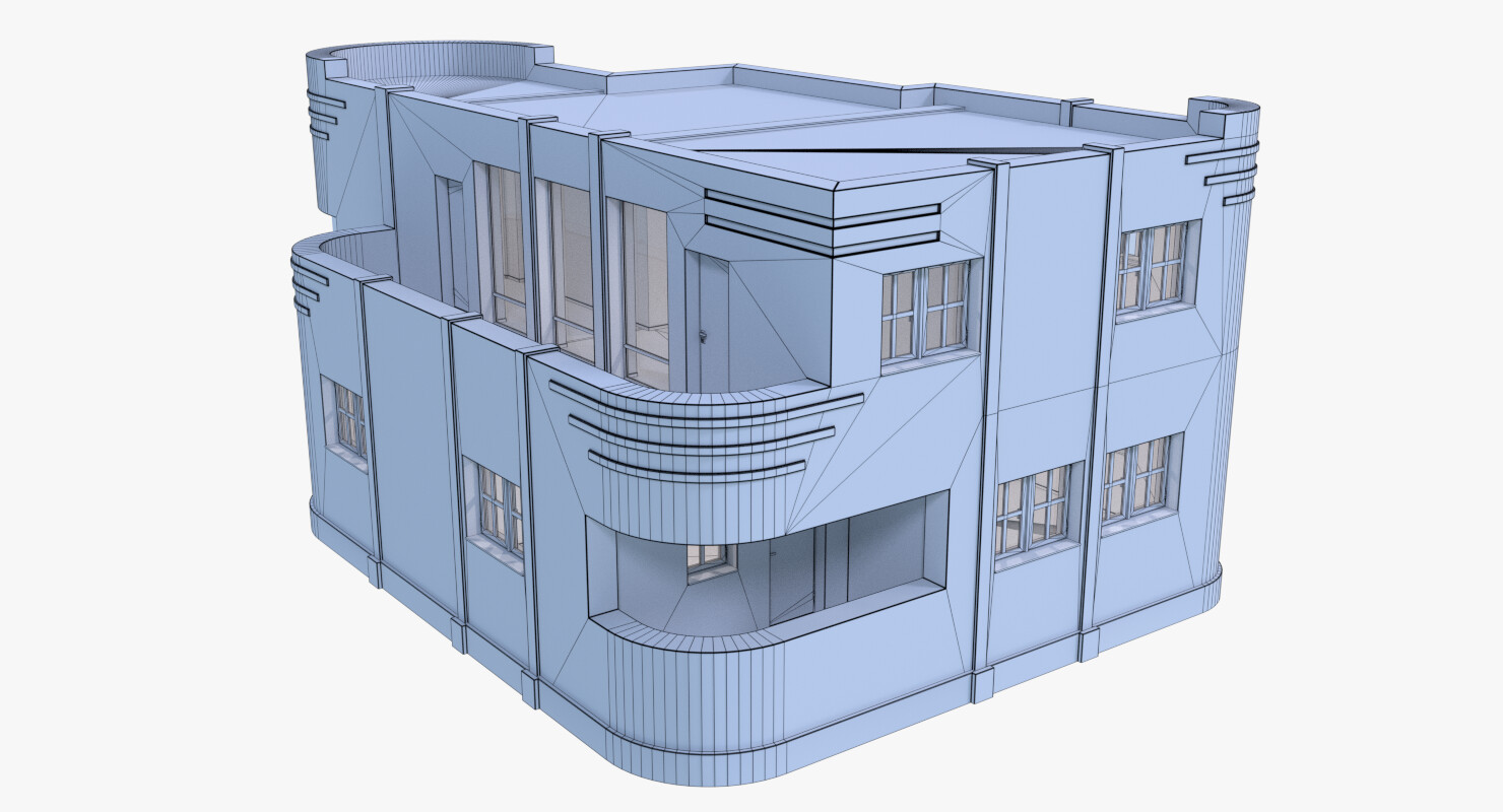 Jonas Melander - Streamline Moderne House 01