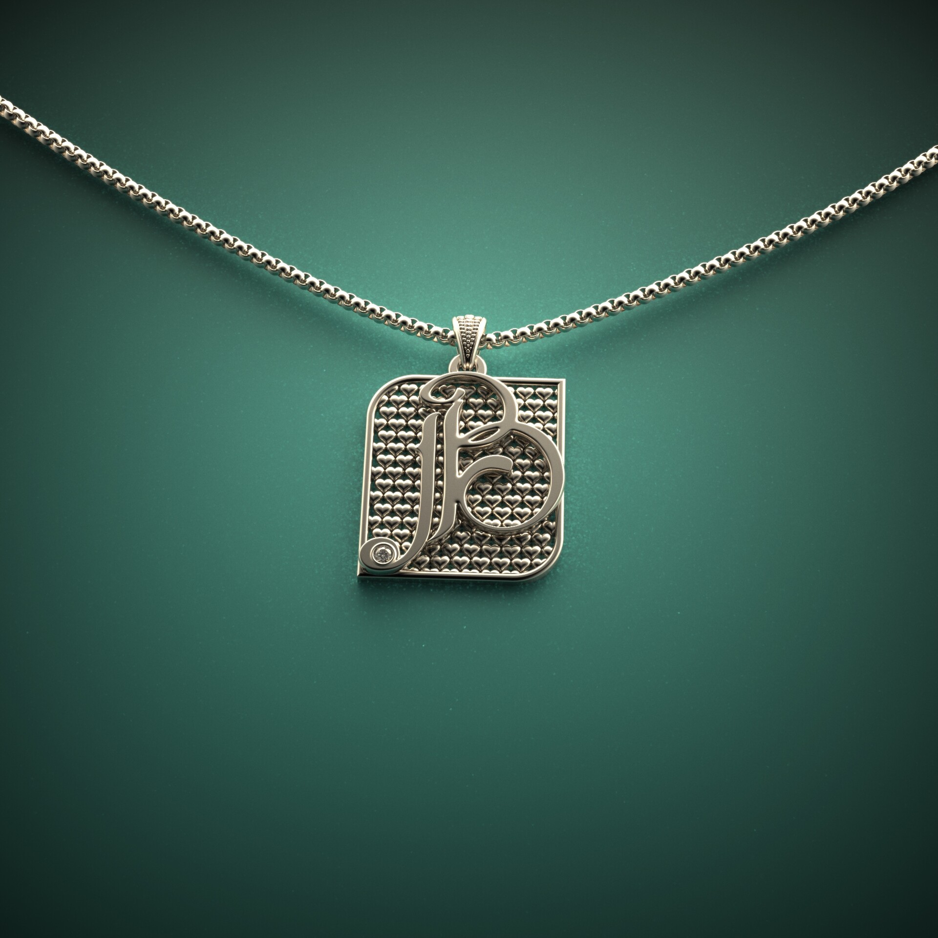 ArtStation - Pendant.Monogram JB