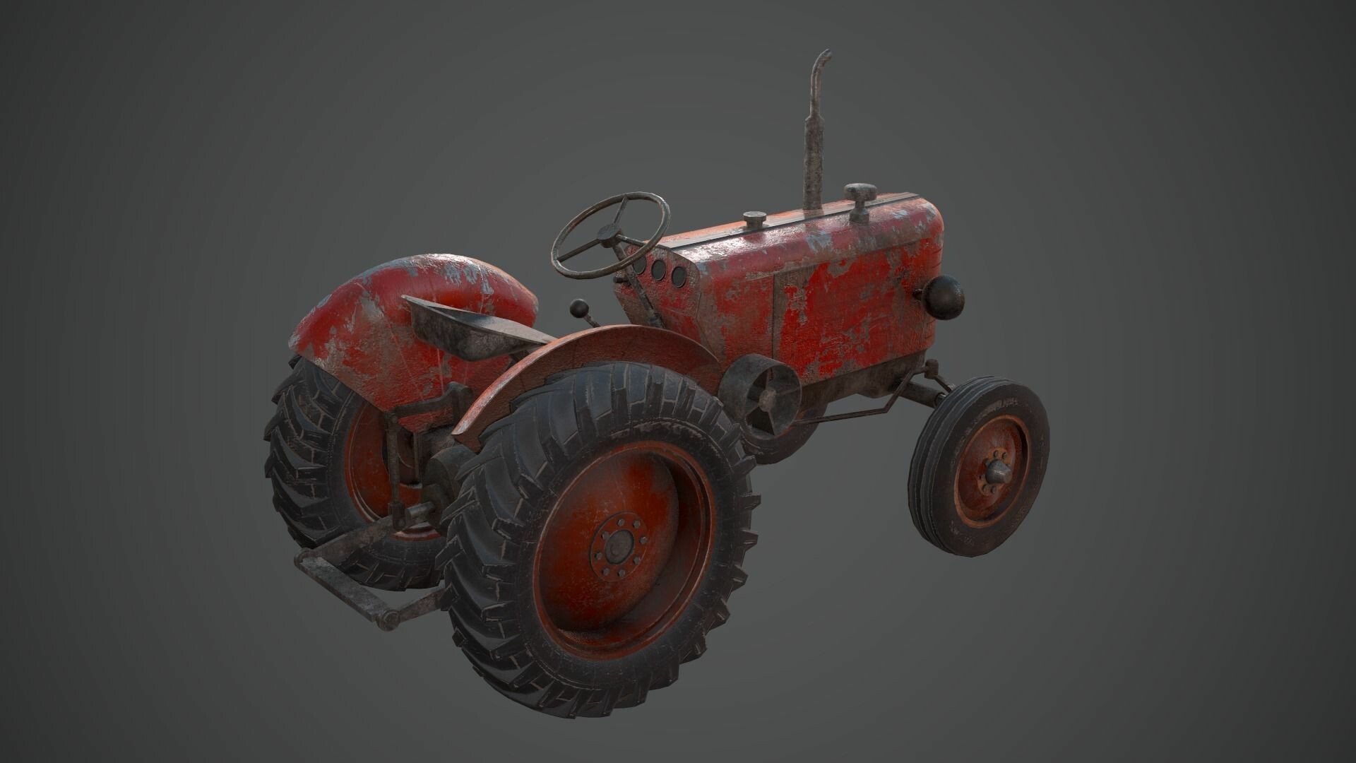 ArtStation - OLD TRACTOR