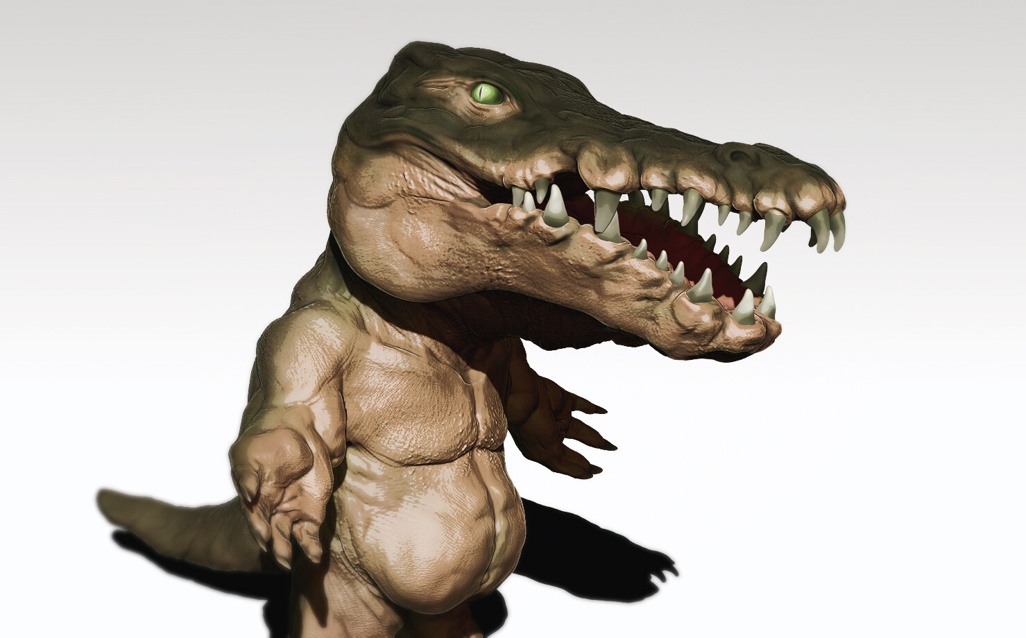 ArtStation - Dad Bod Croc