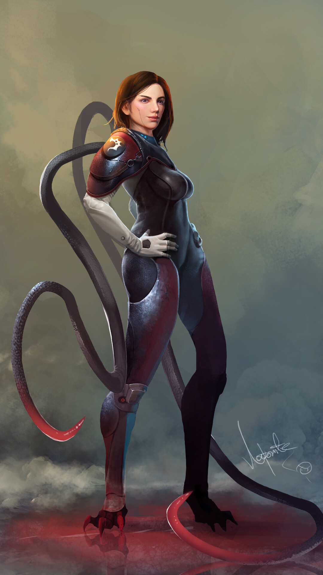 ArtStation - SF girl
