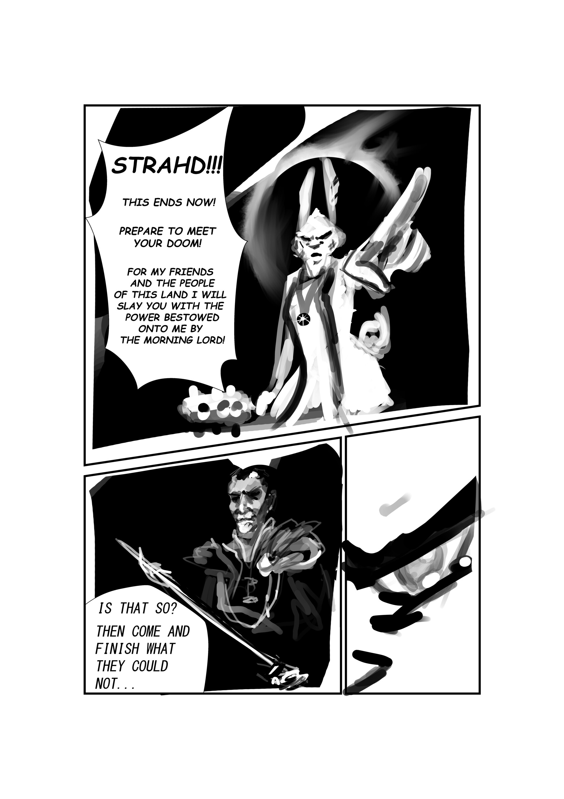 ArtStation - Crits - A Short DND Comic