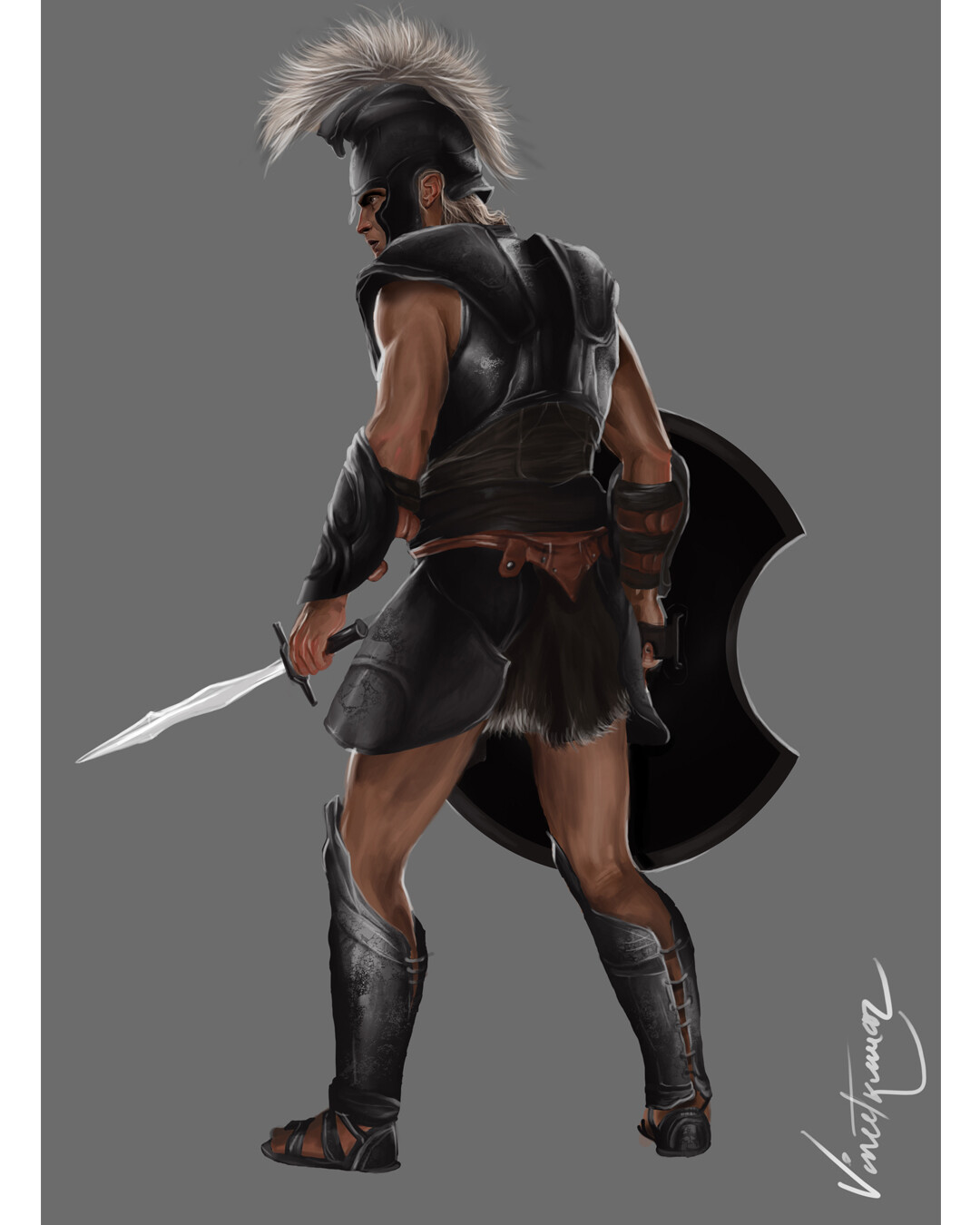 Vineet Kumar - Achilles concept art