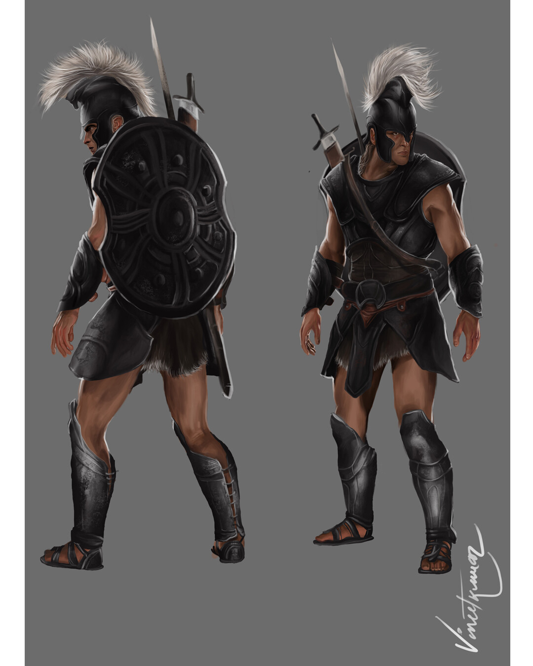 Vineet Kumar - Achilles concept art