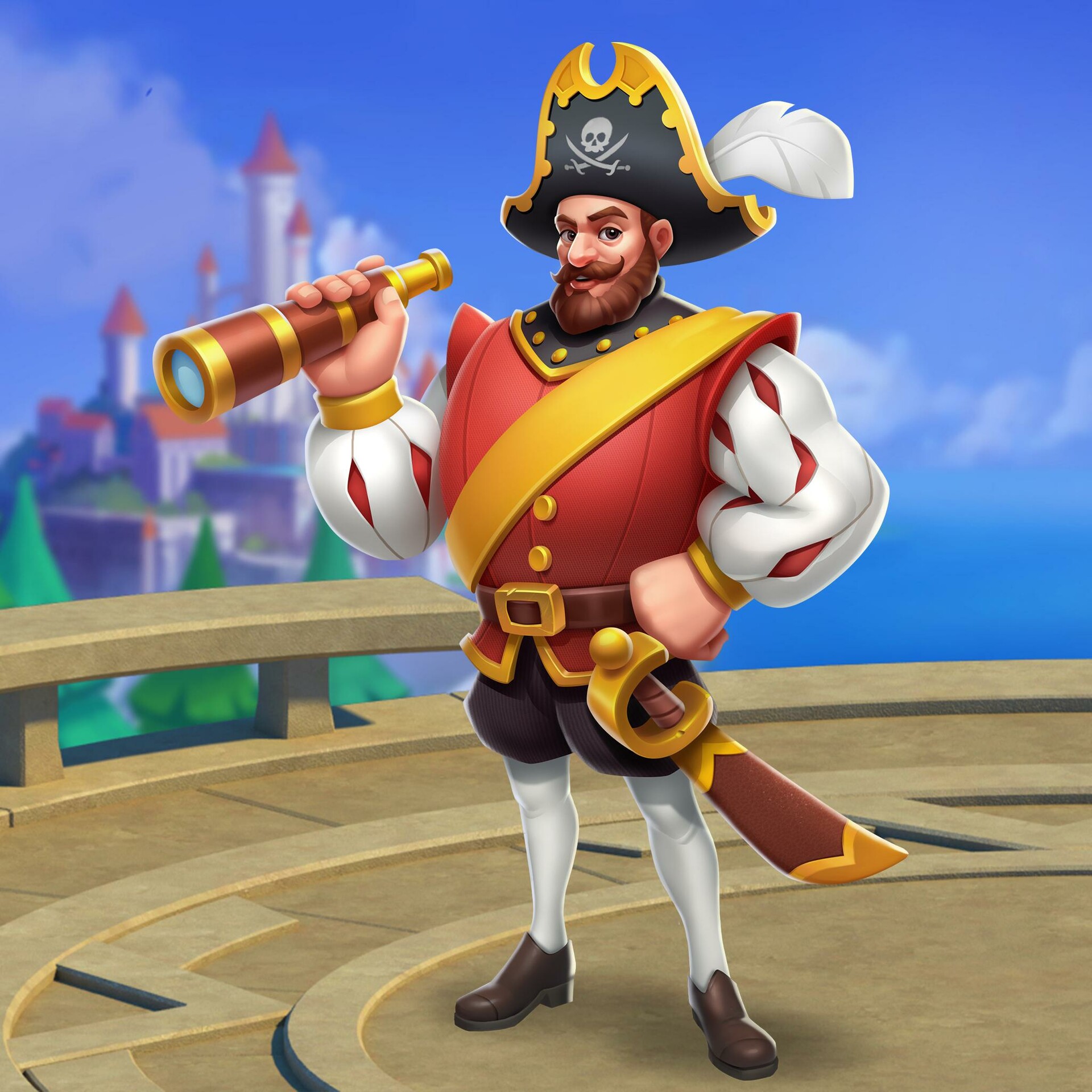 ArtStation - A Pirate Captain