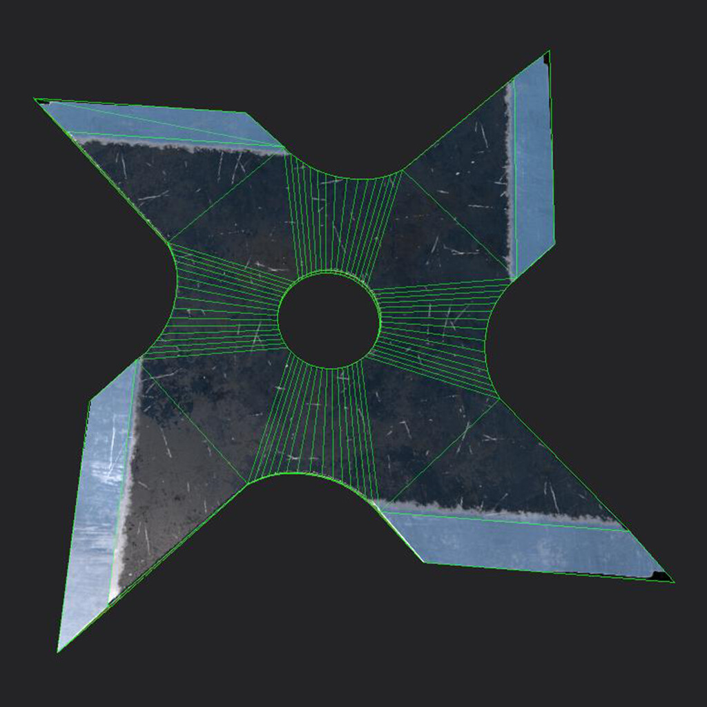 Nikolay Rochev - Shurikens 4 Low Poly