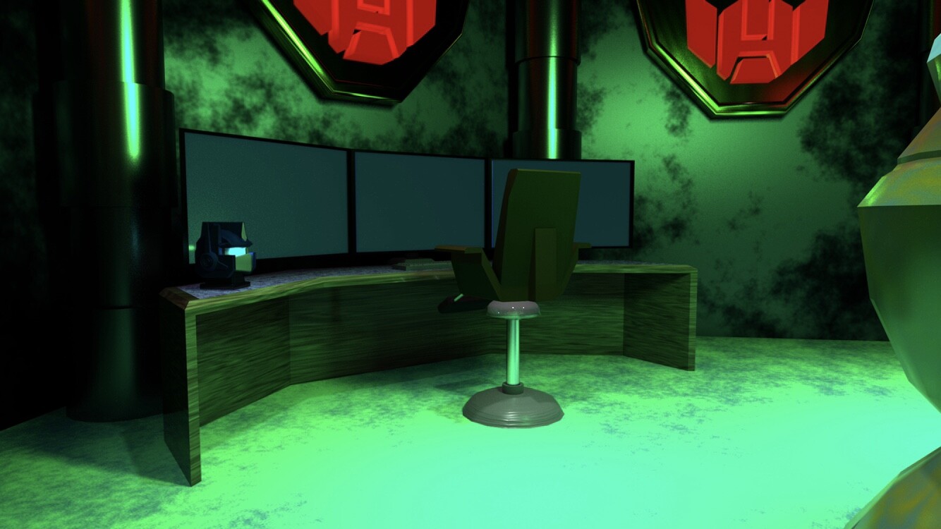 ArtStation - Transformers inspired room