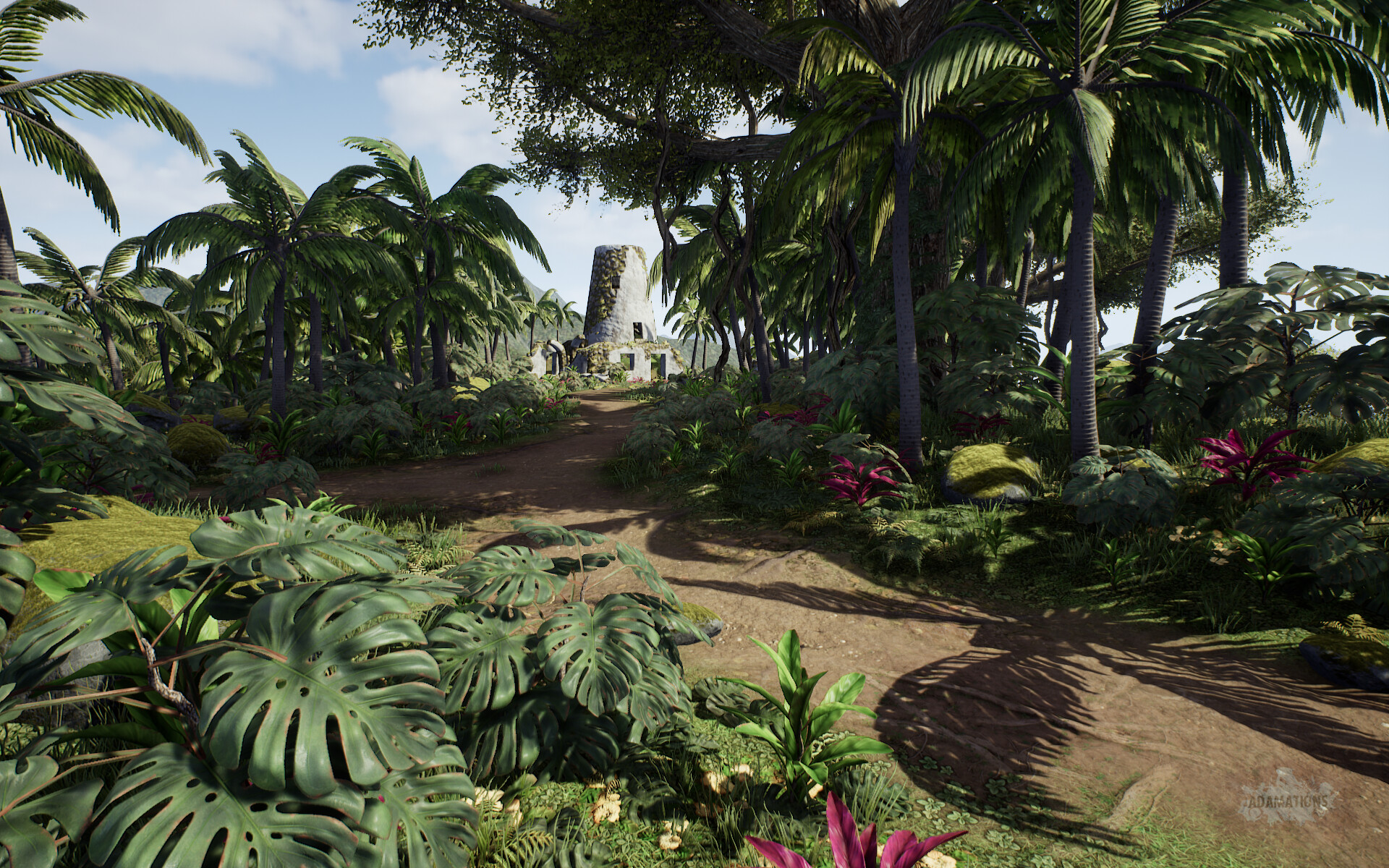 ArtStation - Overgrown Jungle environment