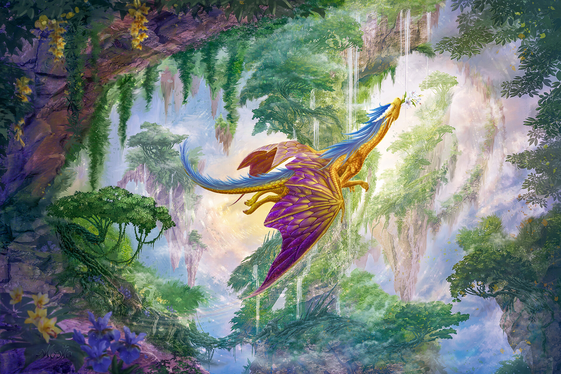 ArtStation - Mythical forest