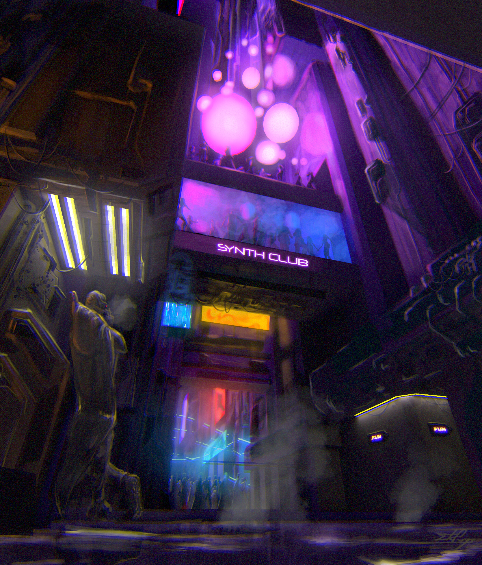 ArtStation - Synth city