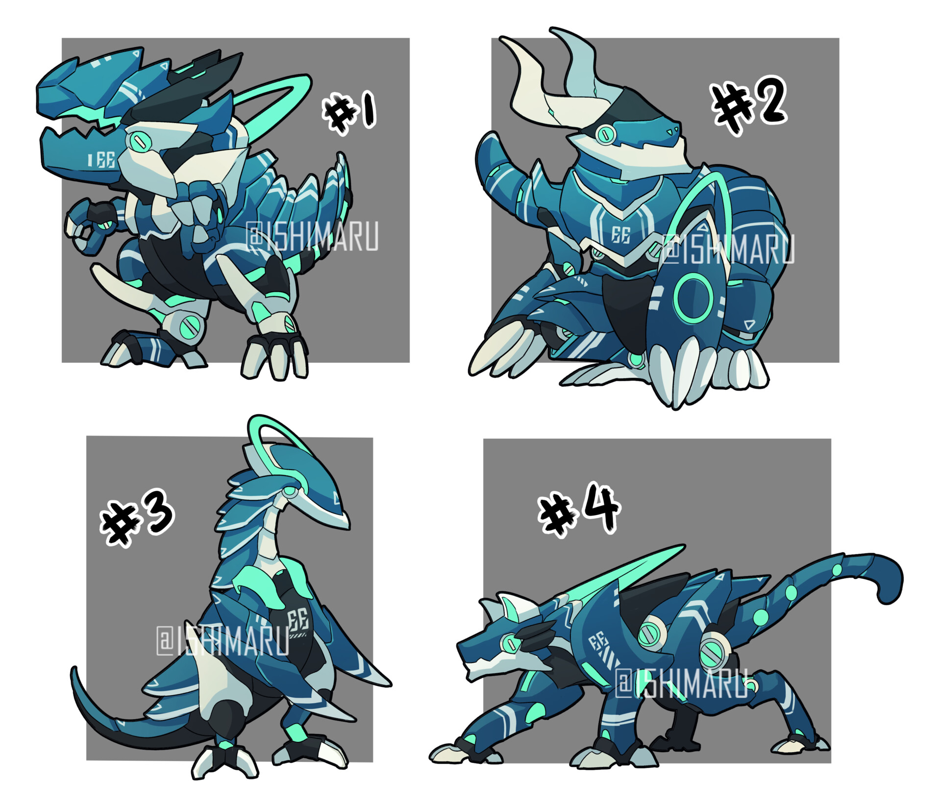 ArtStation - Adopt 66 : Mecha monster IV