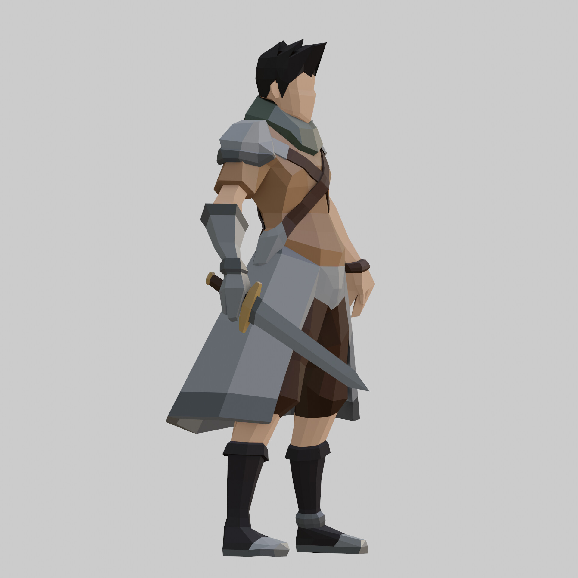ArtStation - Lowpoly Character Concept