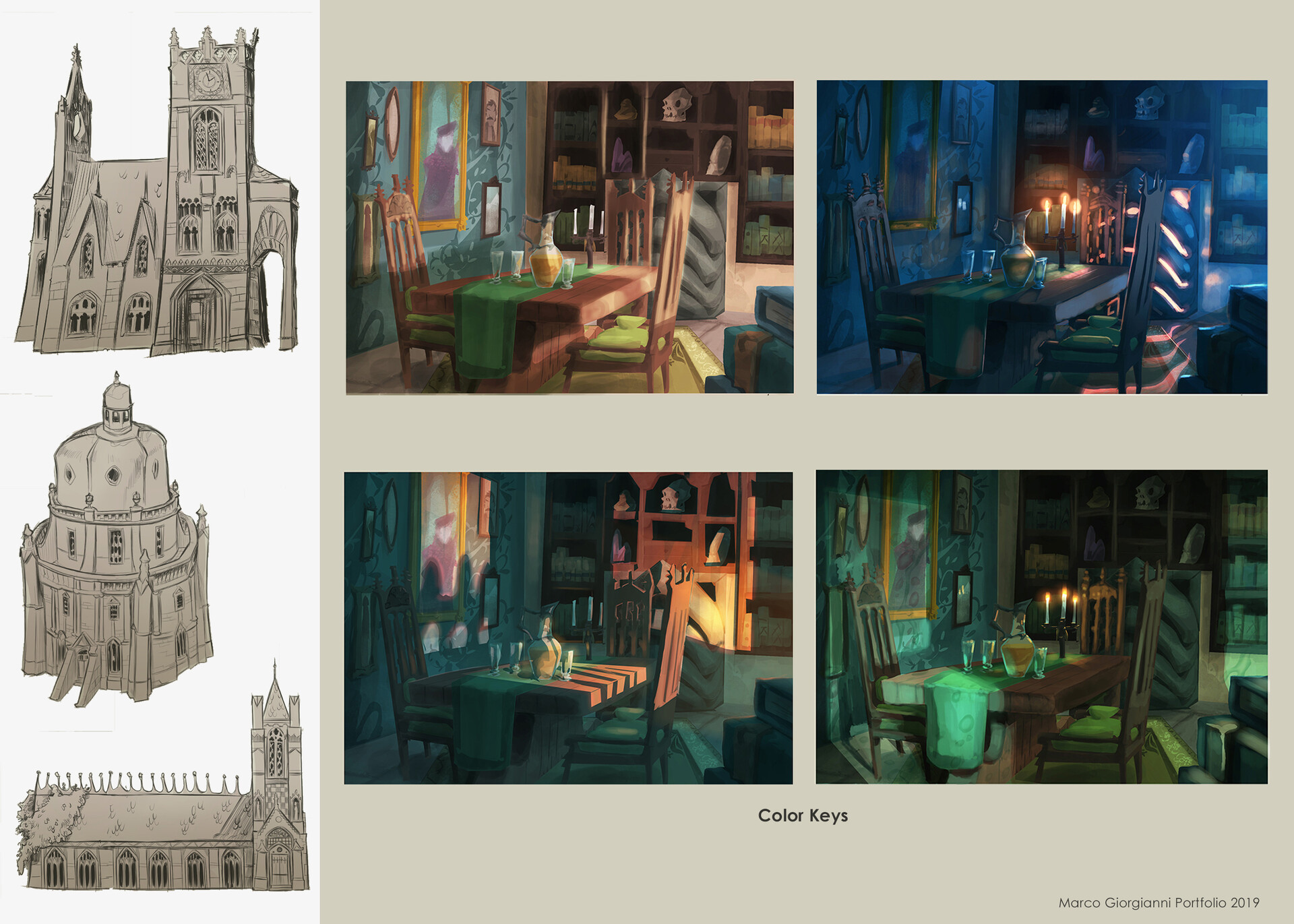 ArtStation - Portfolio - Color Keys