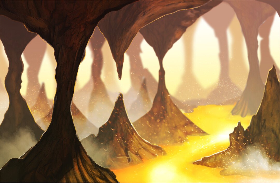 Connor James - Hellscape (Background art for Magefest)