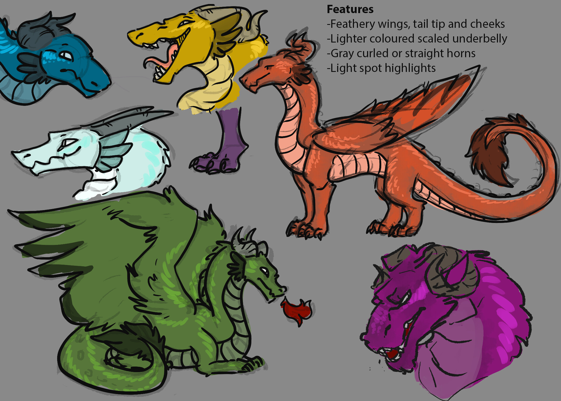 background dragon tips