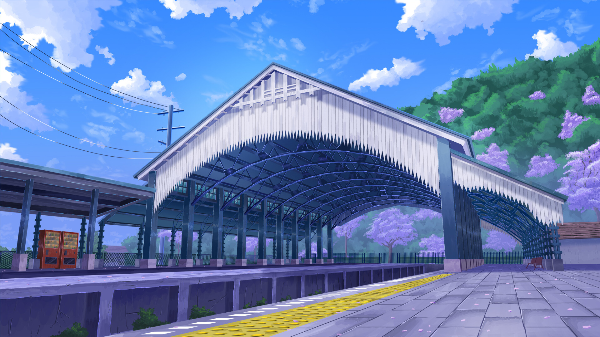 ArtStation - Spring Station 春の駅