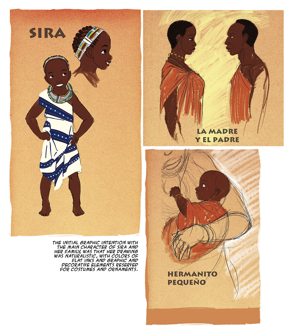 ArtStation - Character Design: "Sira and the black bird"