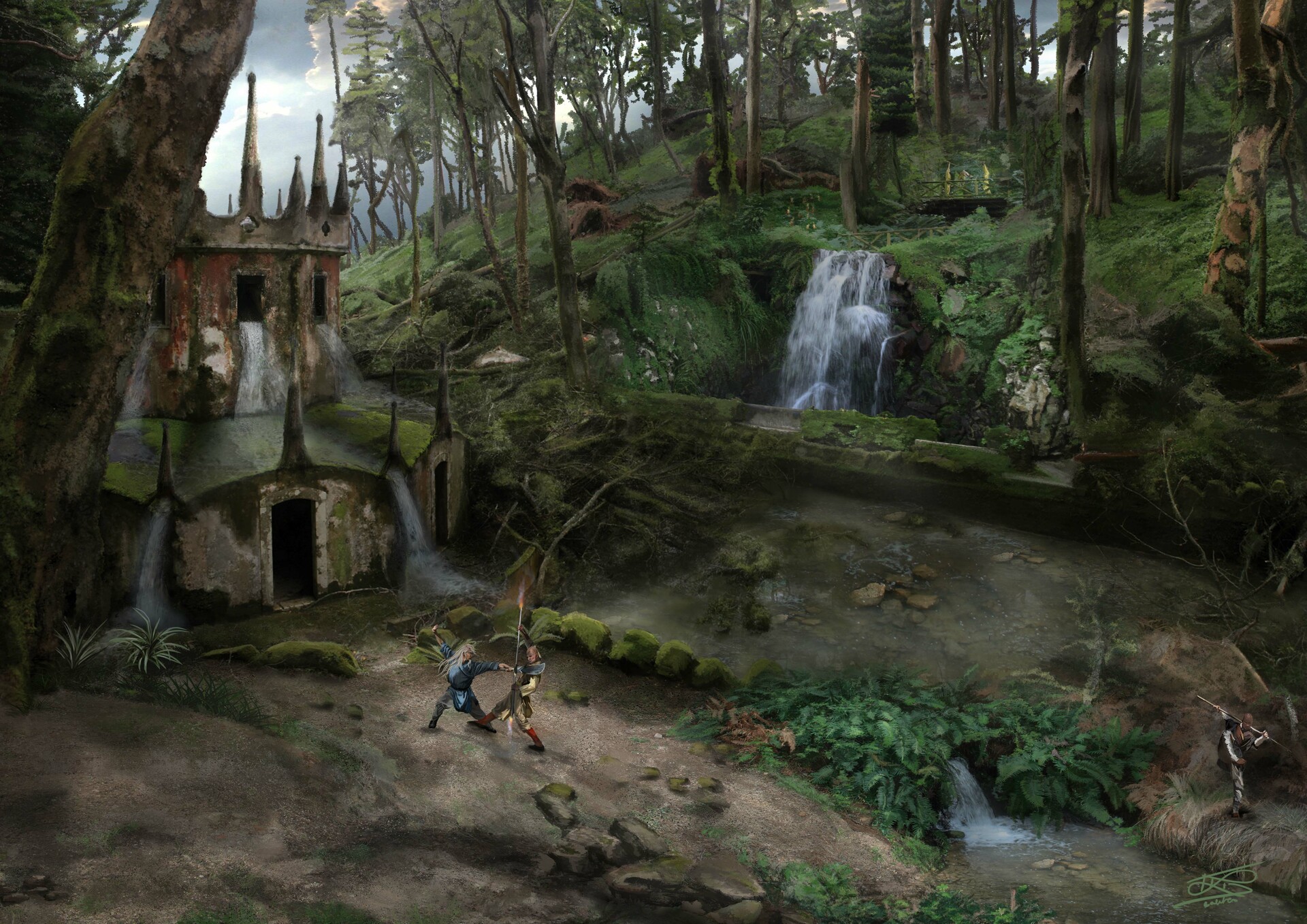 ArtStation - Matte Painting Forest