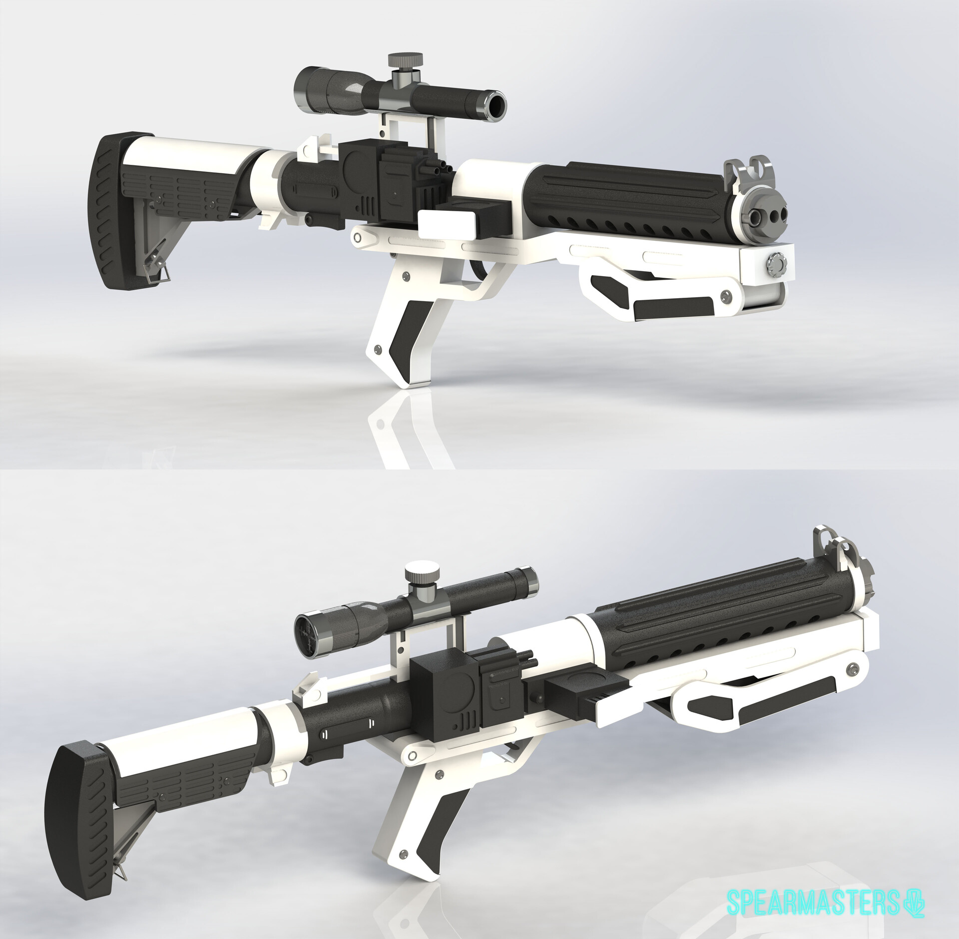ArtStation - F-11 Blaster from Star Wars