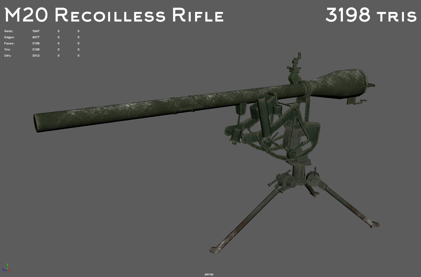 Valerio Lucidi - M20 Recoilless Rifle