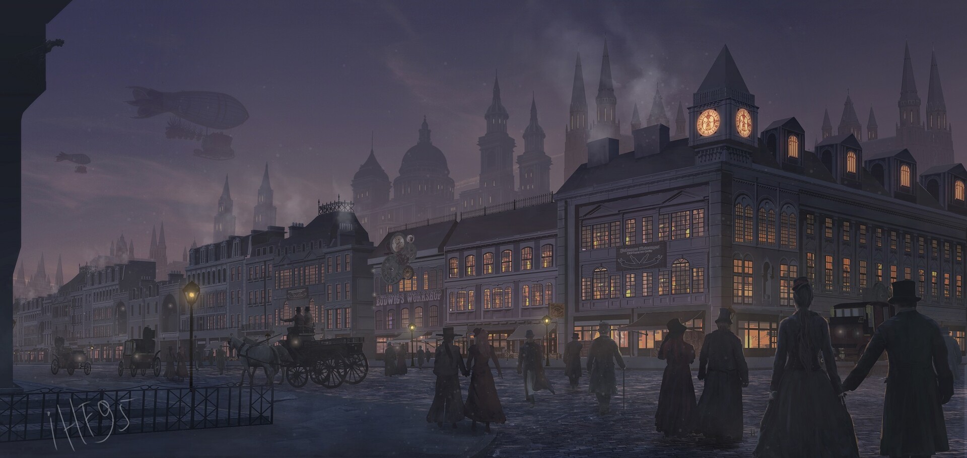 ArtStation - A Victorian Dusk