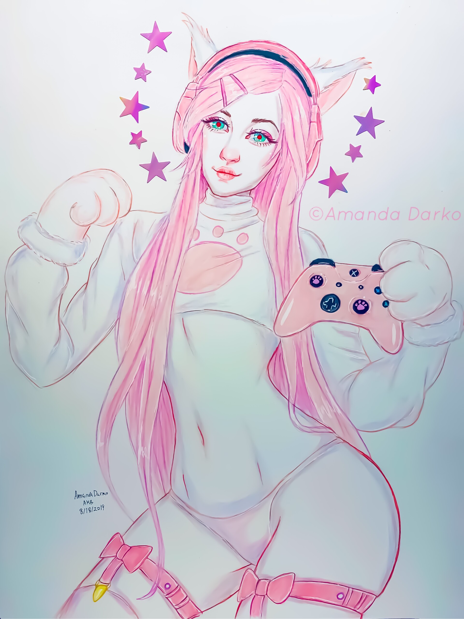 Artstation Neko Gamer