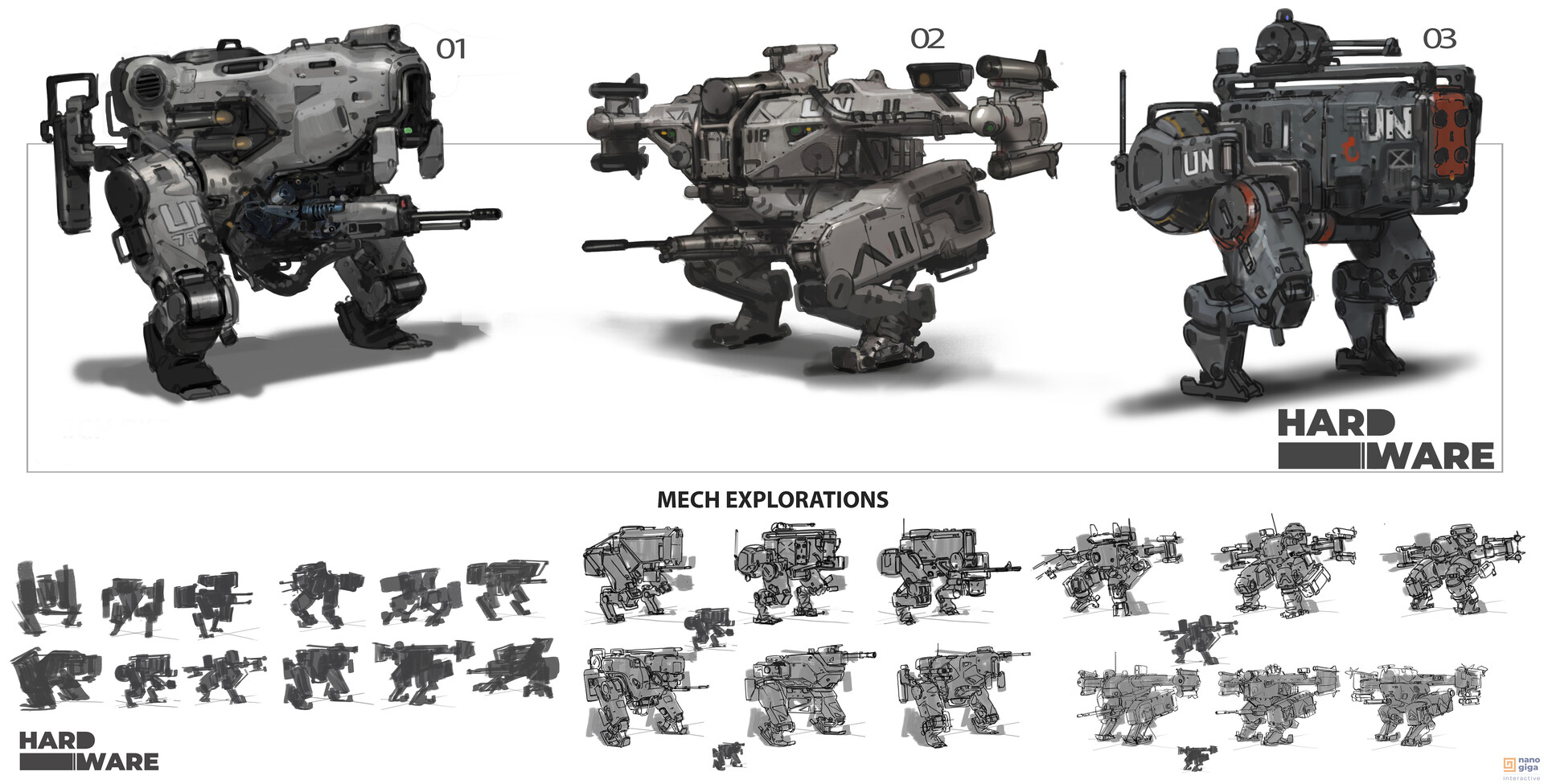 Nano Giga Interactive - Hard Surface Study - Hard Ware
