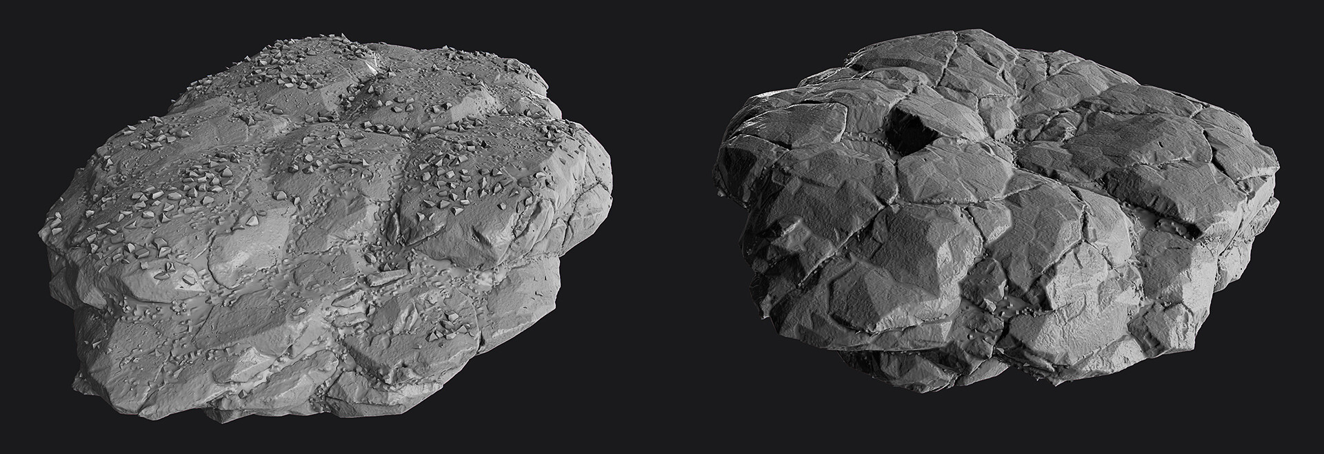 Thomas Carter - Procedural Cliff Pieces - Houdini