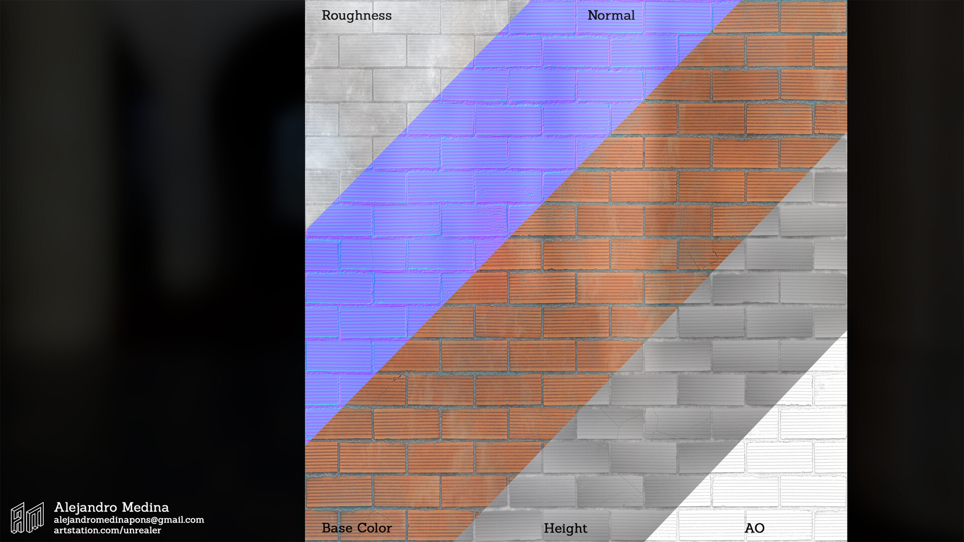 Alex Medina - Brick Wall Material