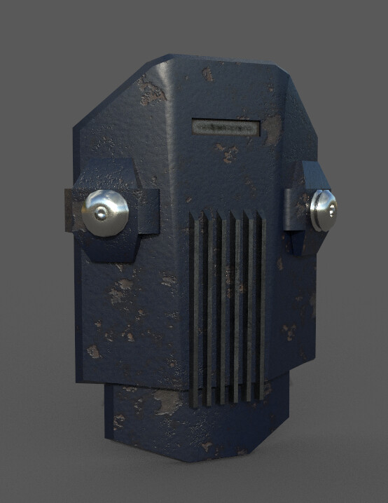 ArtStation - Scifi Police Issued Riot Shield