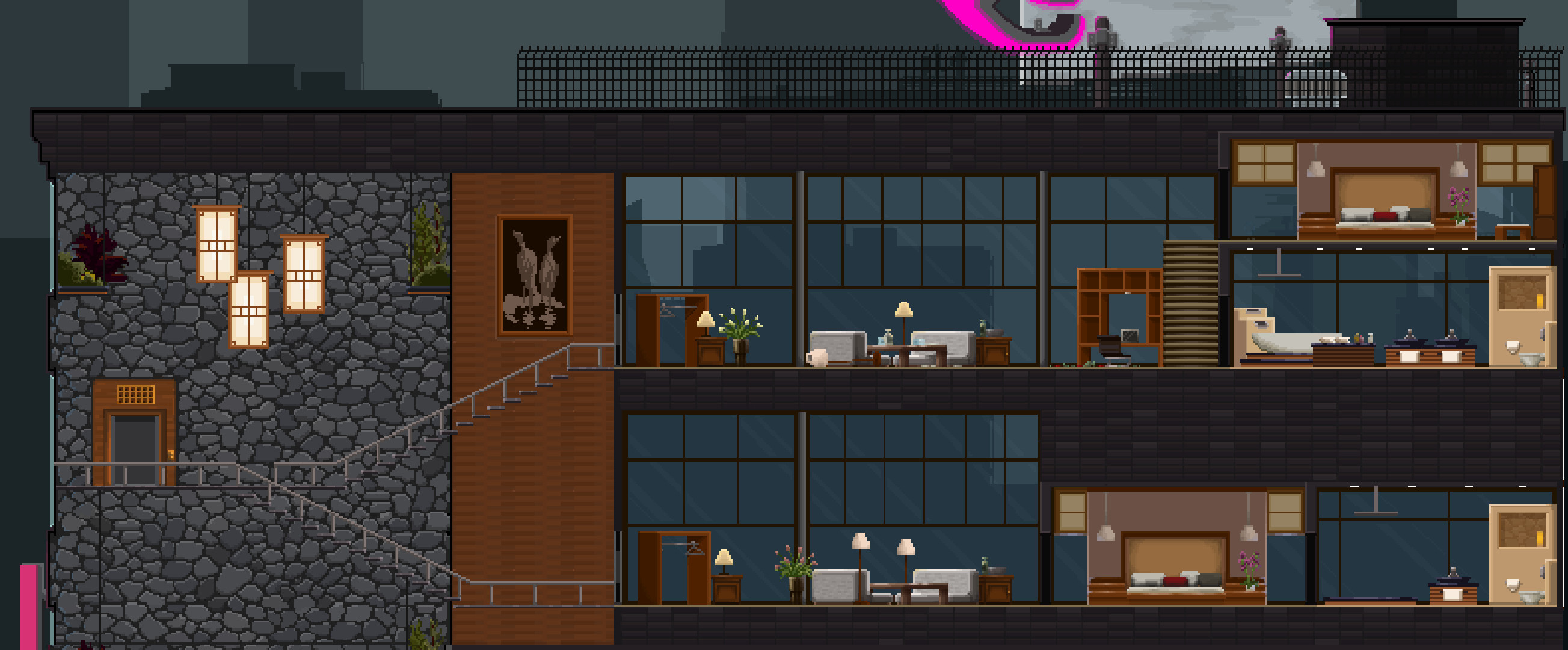 Janina Heese - Pixel Art | Hotel | Rooms