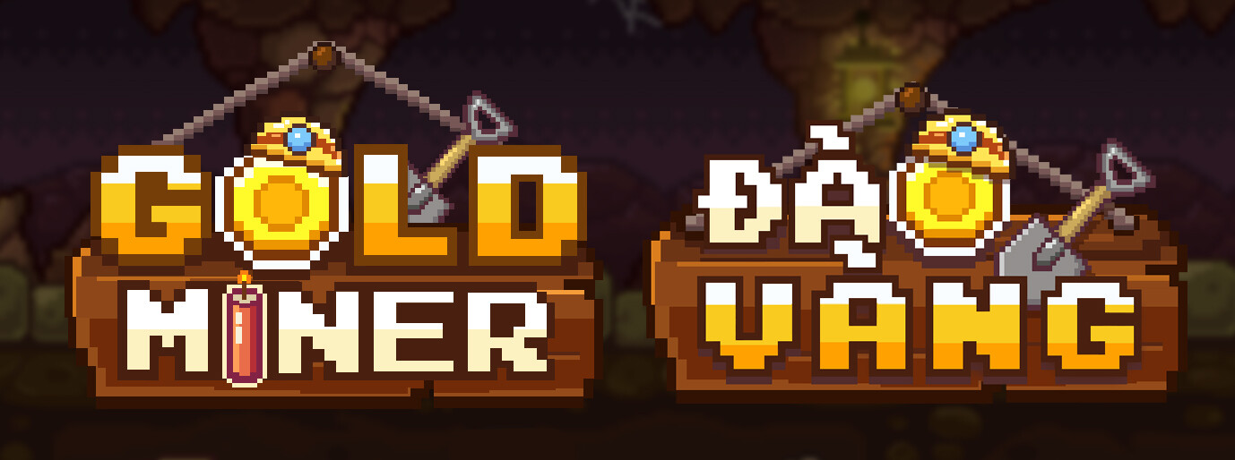Phong Nam - Gold Miner pixel game