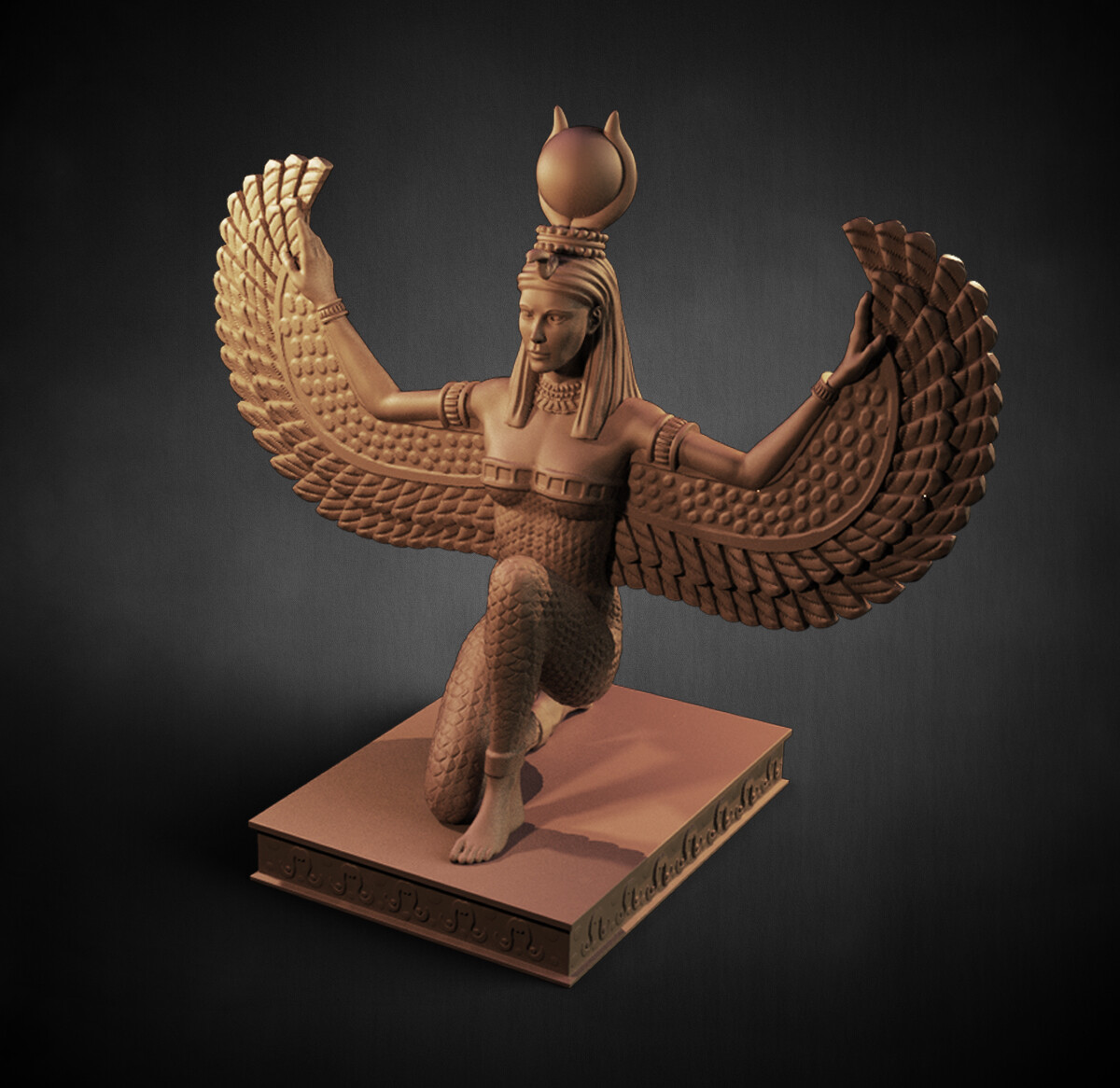 ArtStation - Isis Sculpt for 3D printing