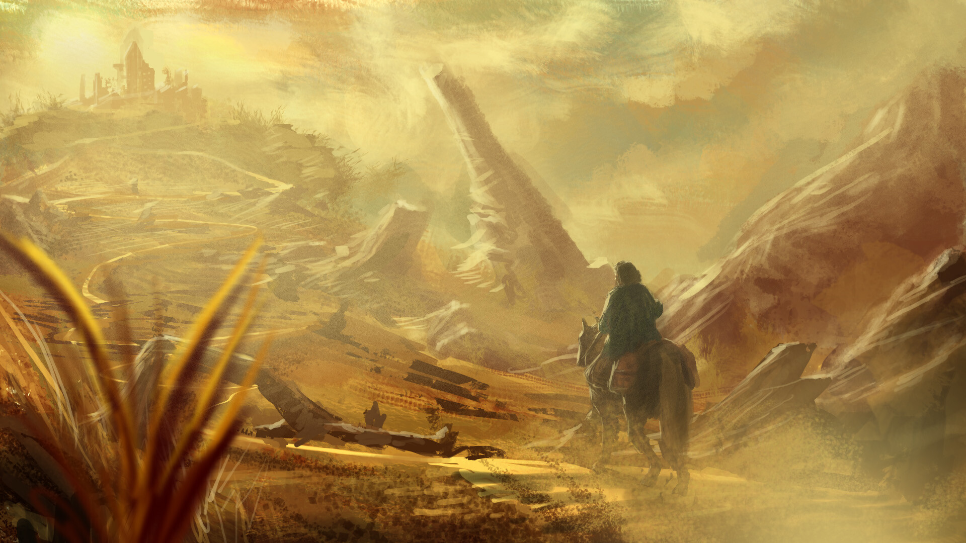 ArtStation - Medieval courier 30 minute sketch