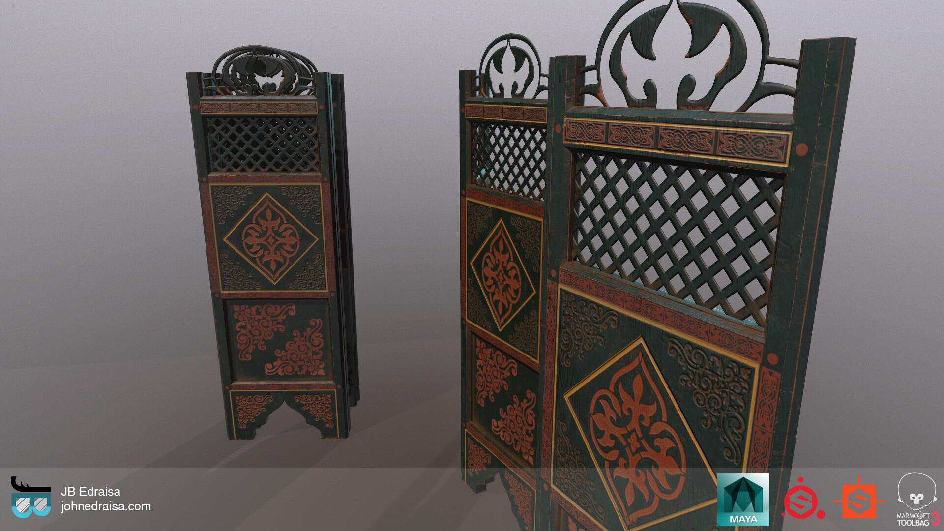 ArtStation - Arabesque Partition Wall