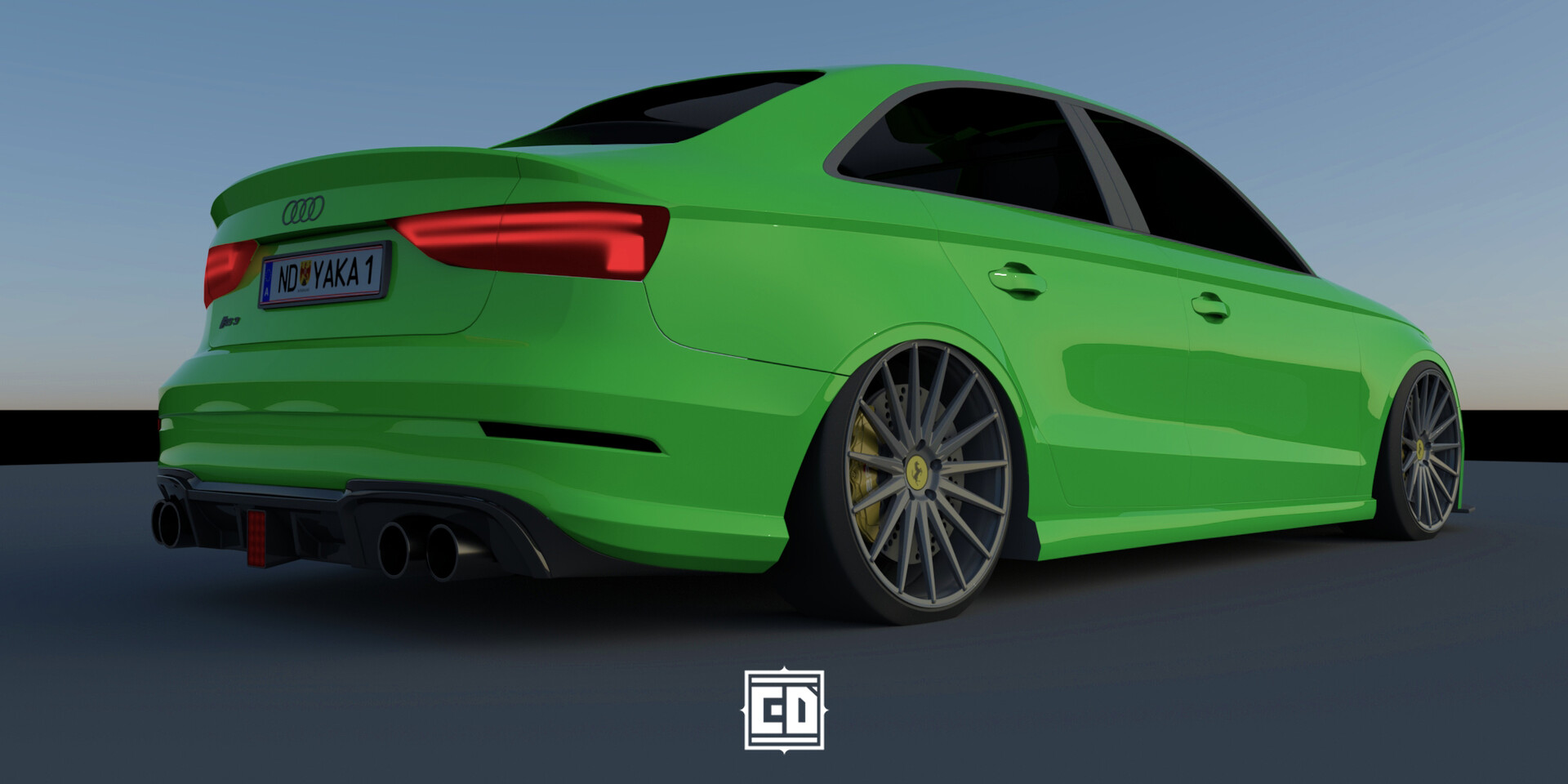ArtStation - Audi RS3 Sedan - Personalized
