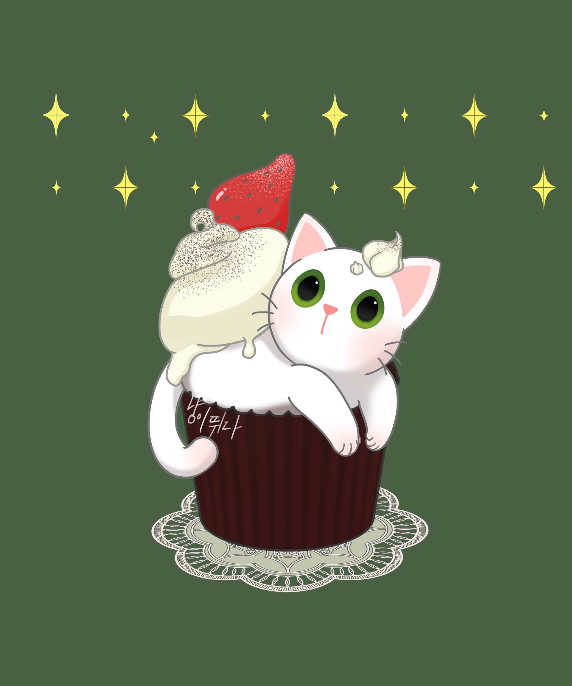 ArtStation - sweet muffin cat