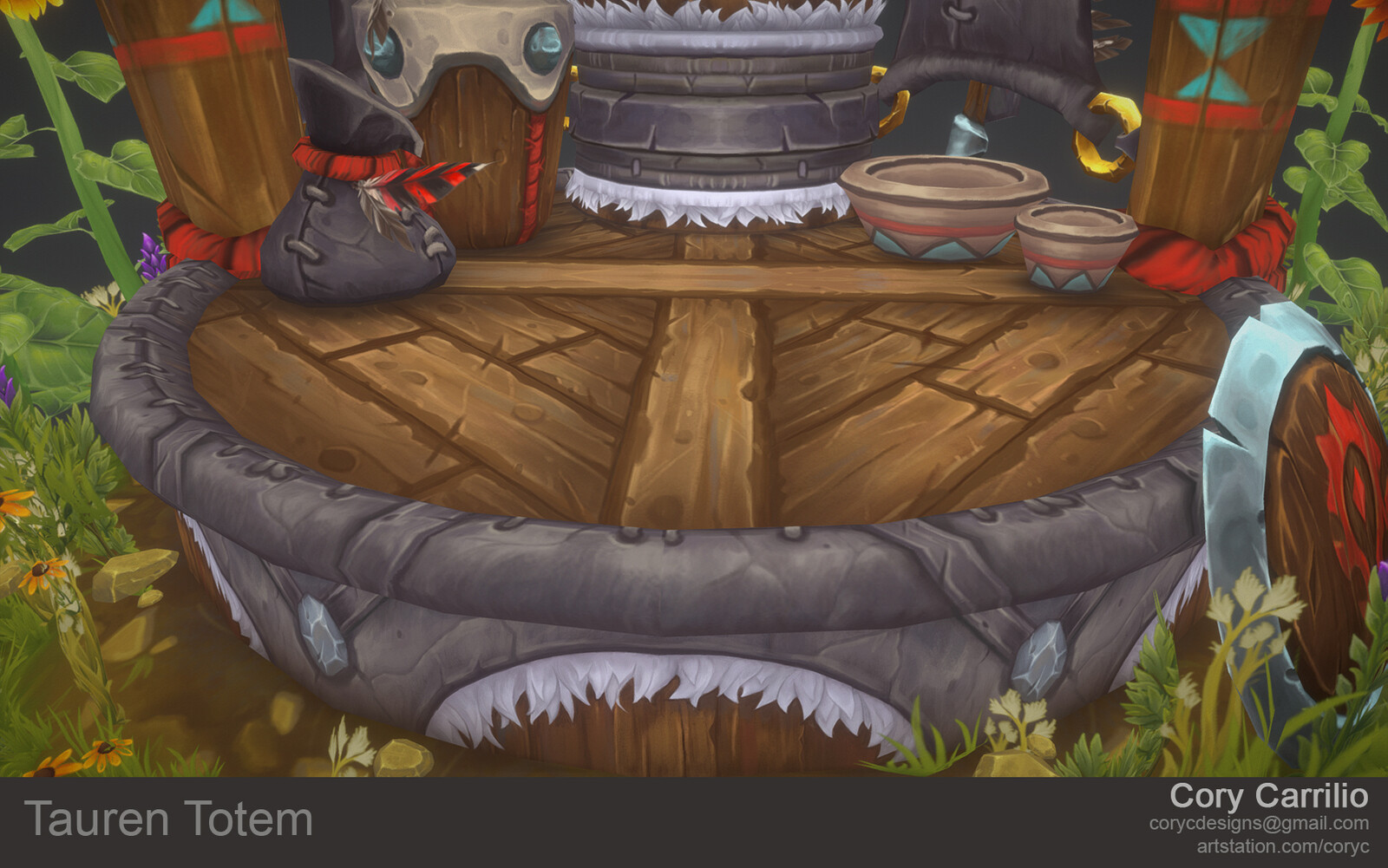 Cory Carrilio - Tauren Totem (WoW Fanart)
