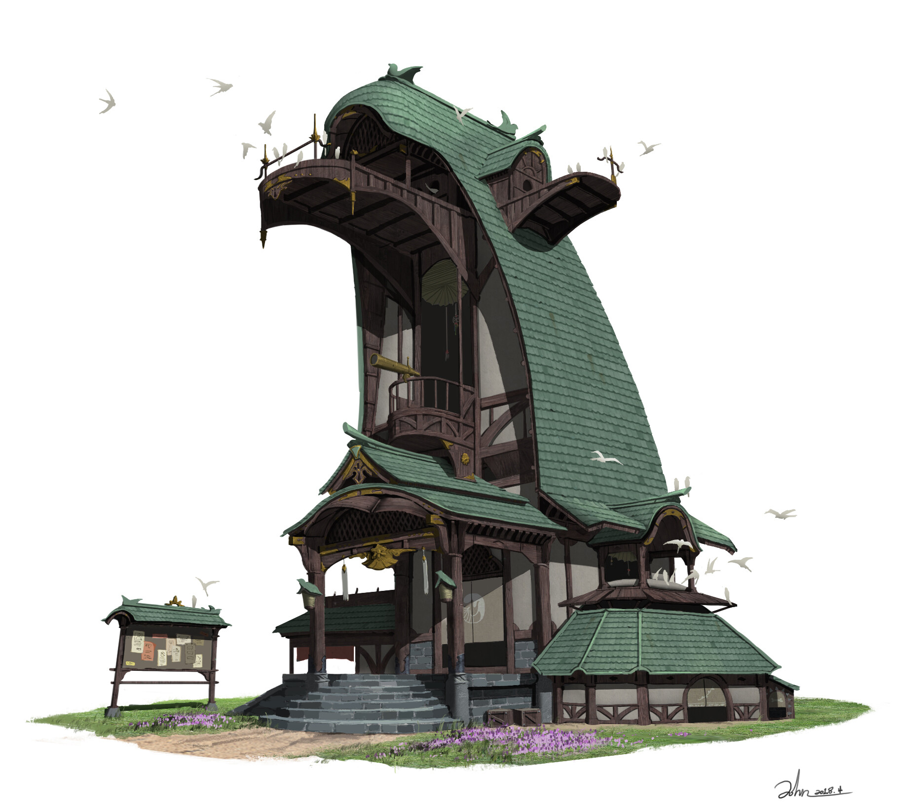 ArtStation - Post office