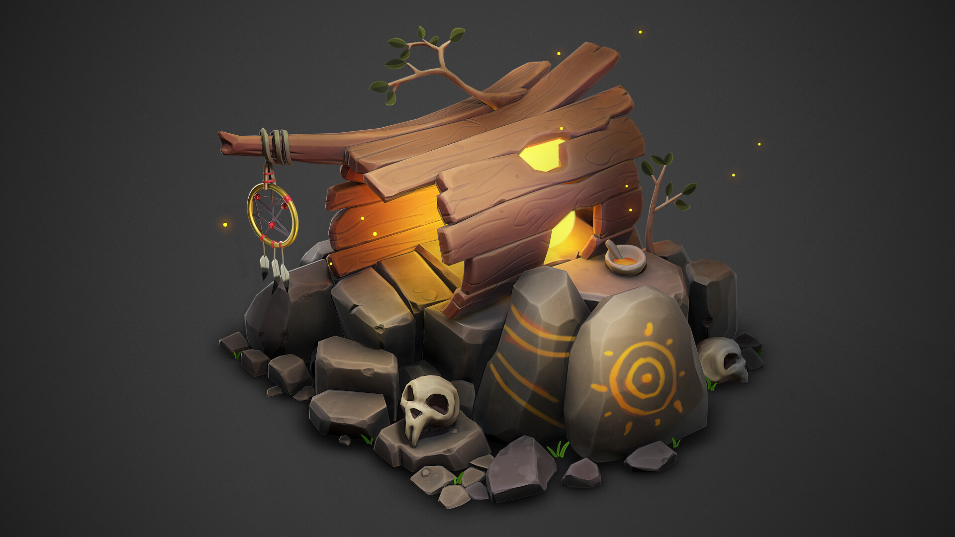 ArtStation - Shaman house