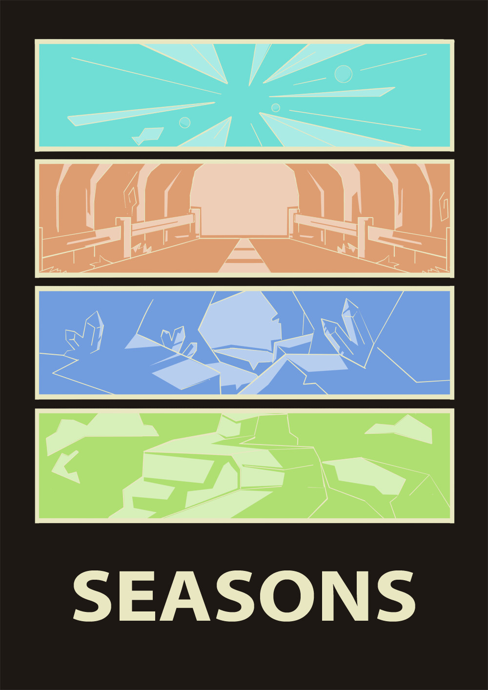ArtStation - Game Poster - Seasons