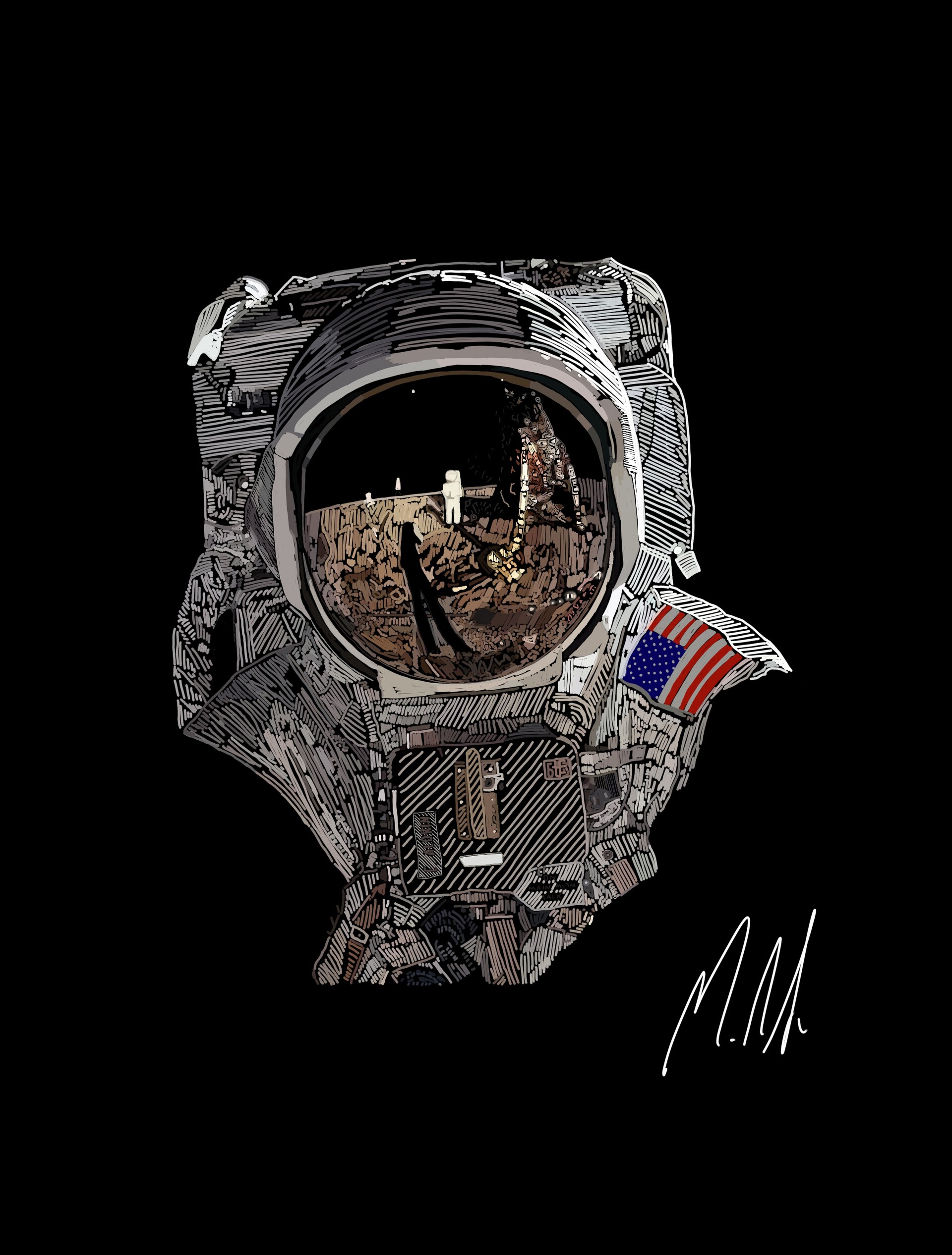 ArtStation - Apollo 11 Astronaut
