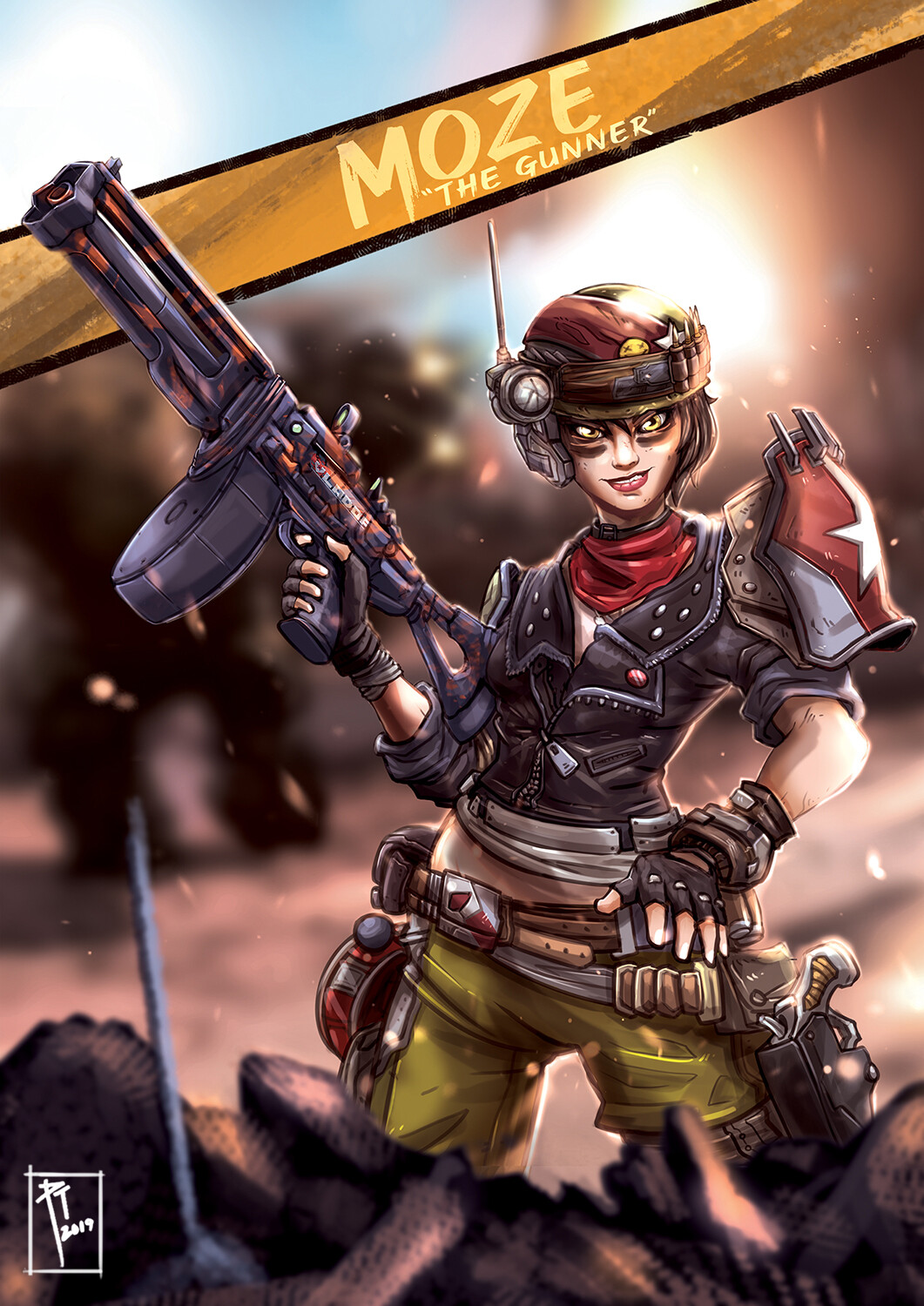 ArtStation - Moze the Gunner