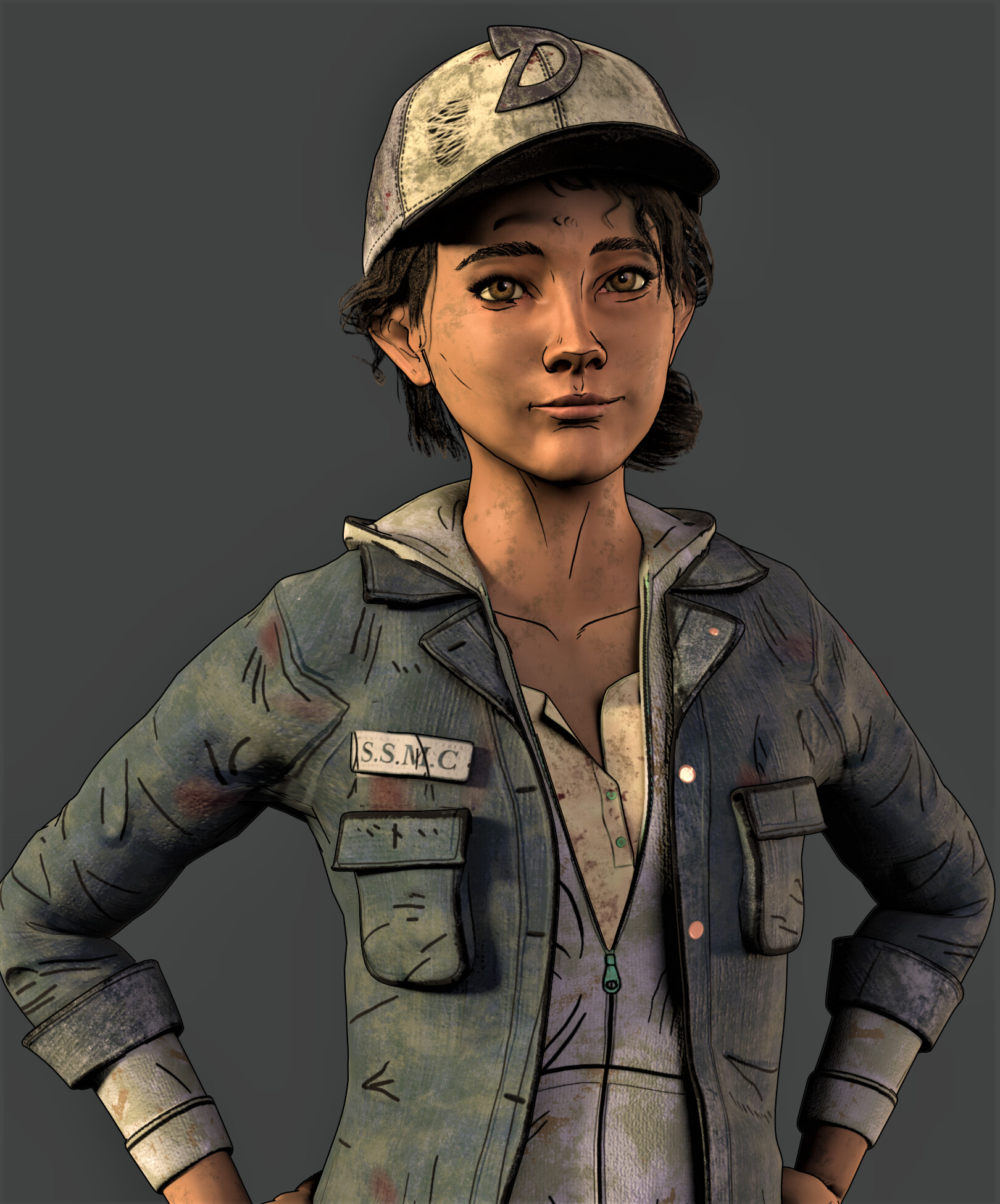 Théo Domon - Clementine from Telltale's The Walking Dead series