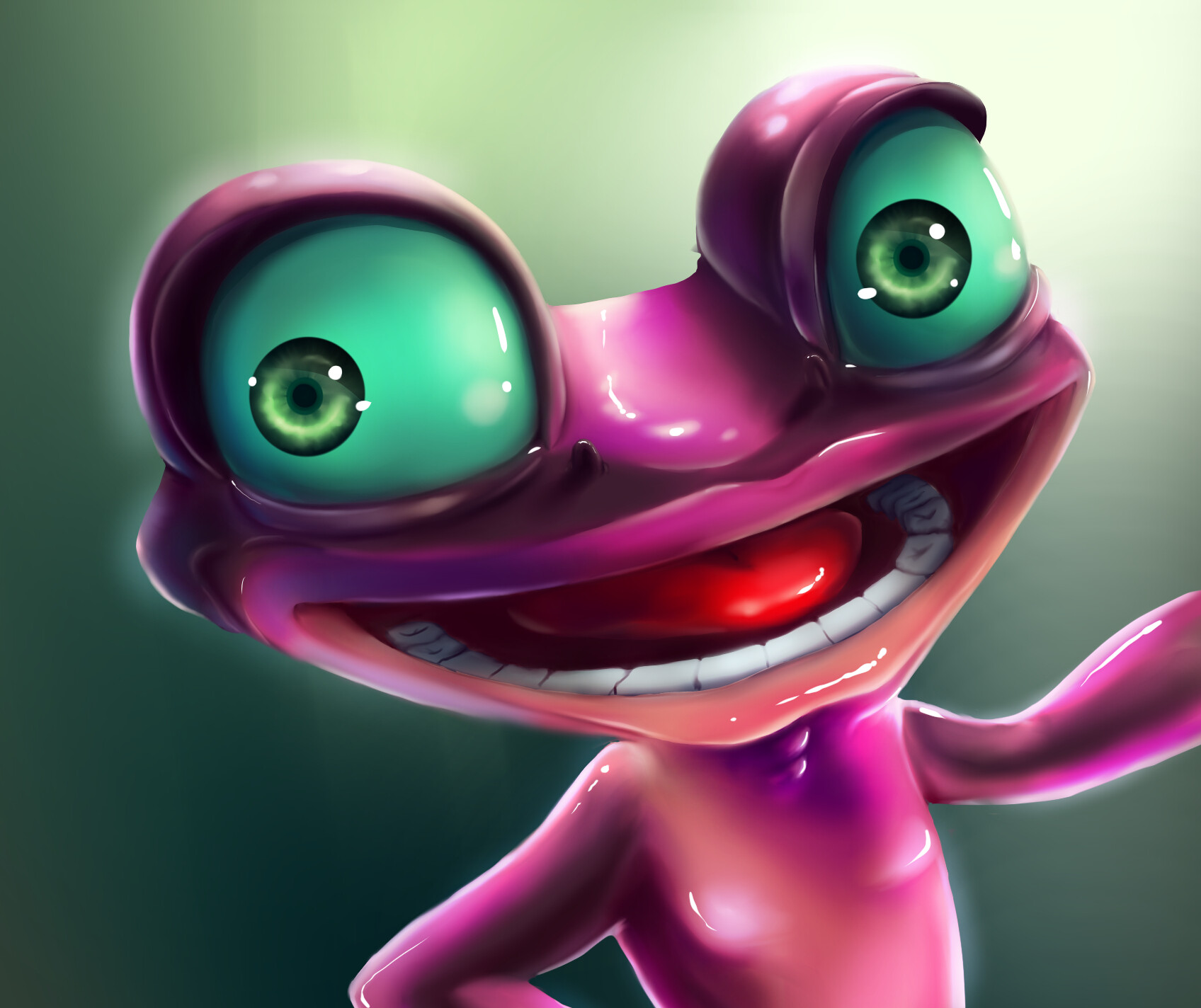 ArtStation - Super frog (Original character)