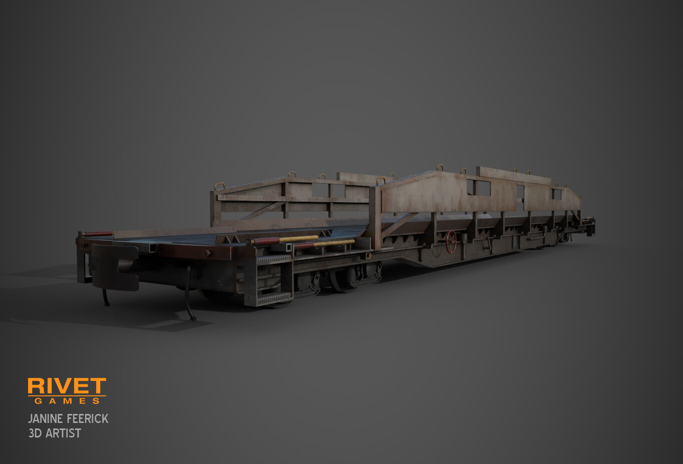 ArtStation - Train Simulator SL Wagon