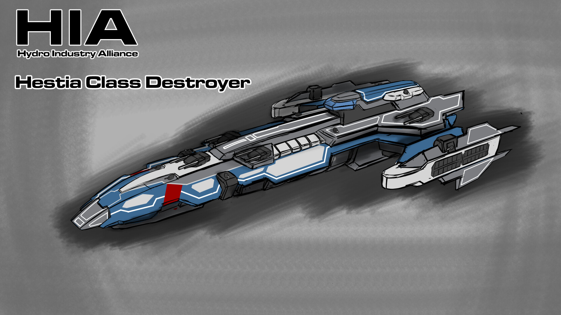 ArtStation - Hestia class Destroyer