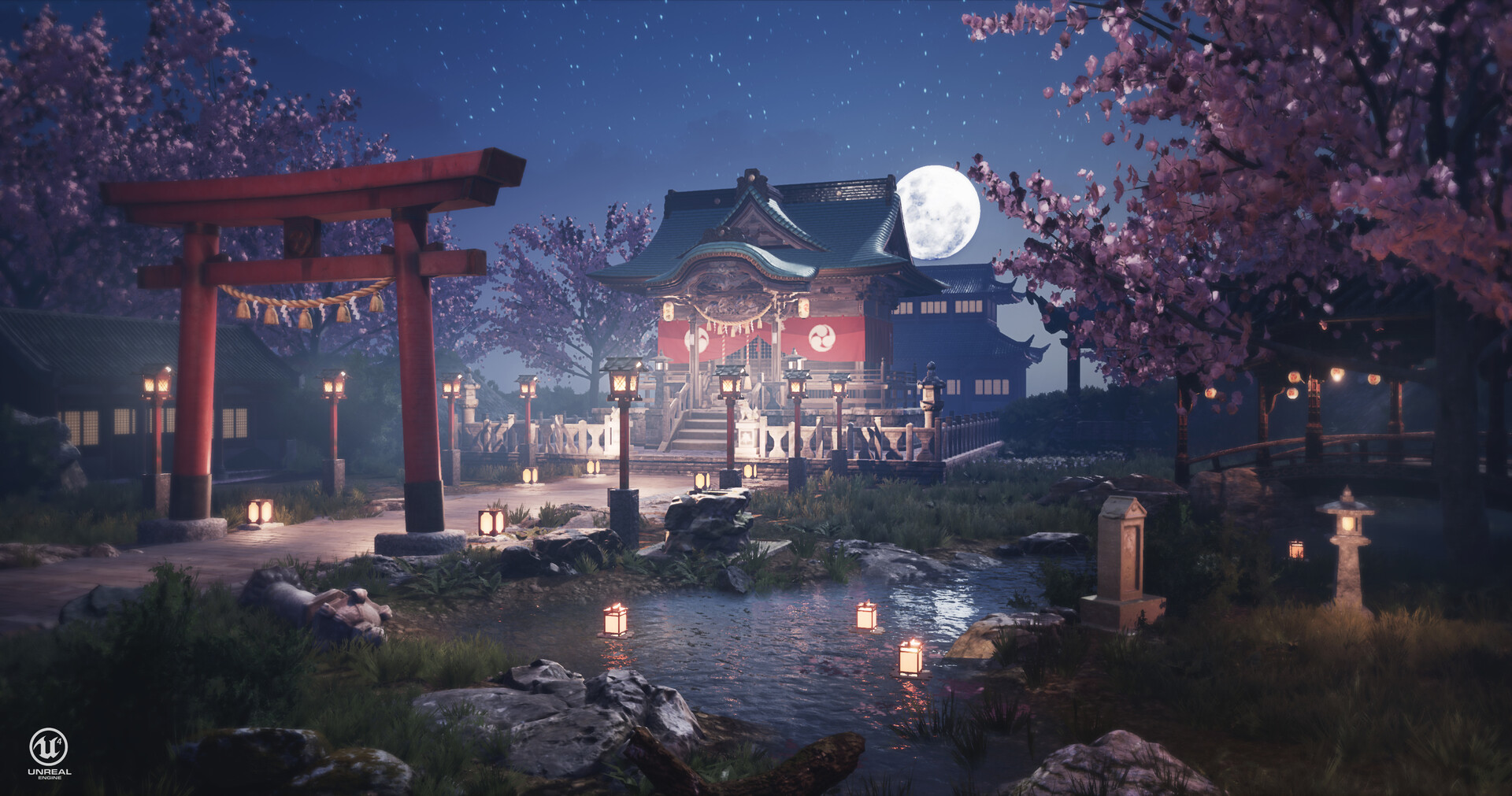 ArtStation - Sakura Temple